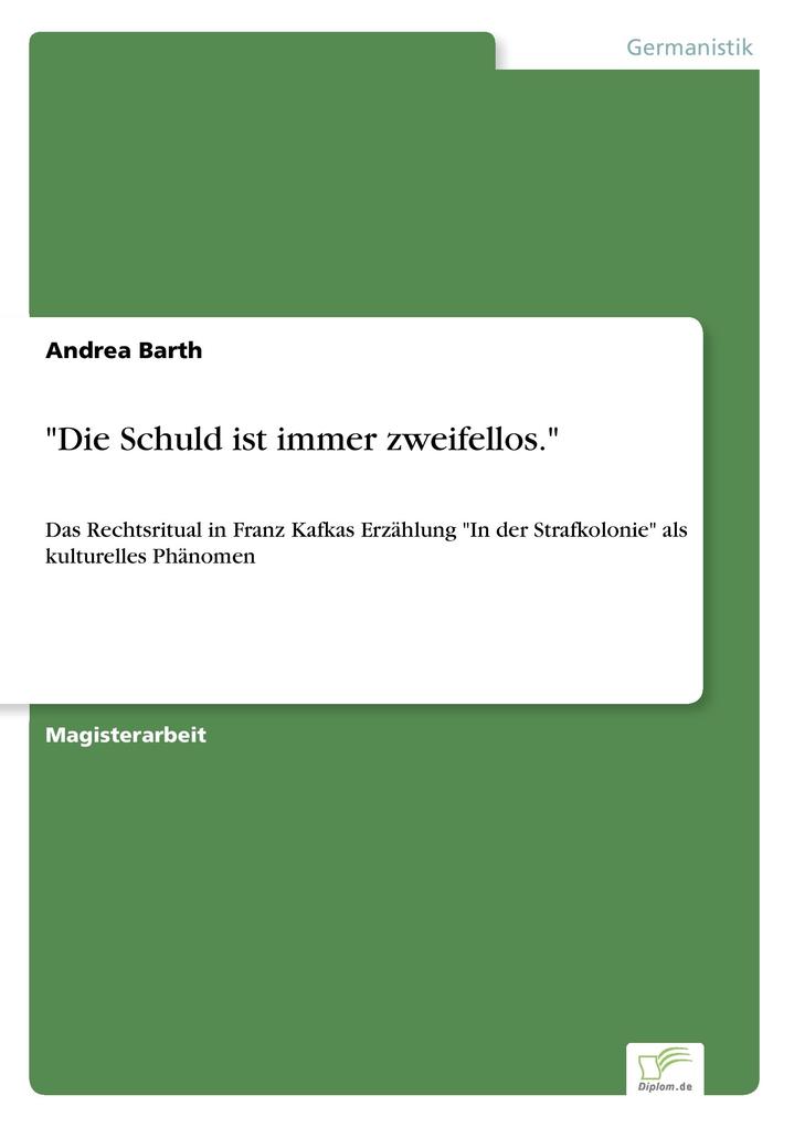 Andrea Barth: "Die Schuld ist immer zweifellos." bei ebook.de. Online ...