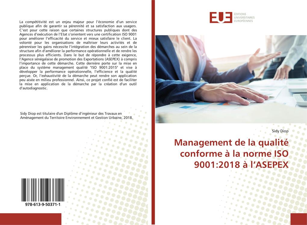 Sidy Diop: Management de la qualité conforme à la norme ISO 9001:2018 à ...