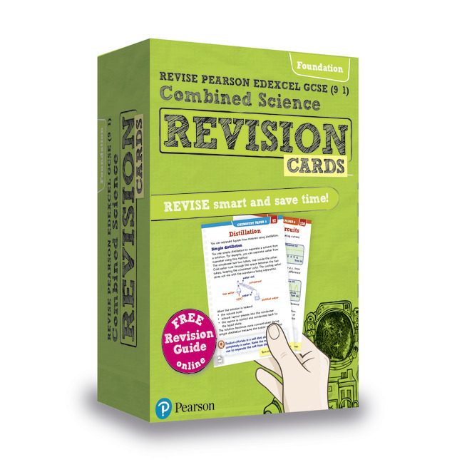 Pearson REVISE Edexcel GCSE Combined Science (Foundation) Revision Cards incl. online revision ...