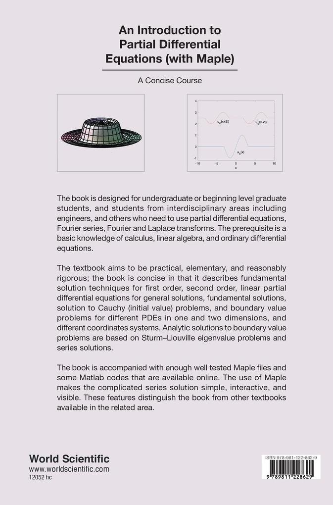 Li Zhilin: INTRODUCTION TO PARTIAL DIFFERENTIAL EQUATIONS (WITH MAPLE) bei ebook.de. Online ...