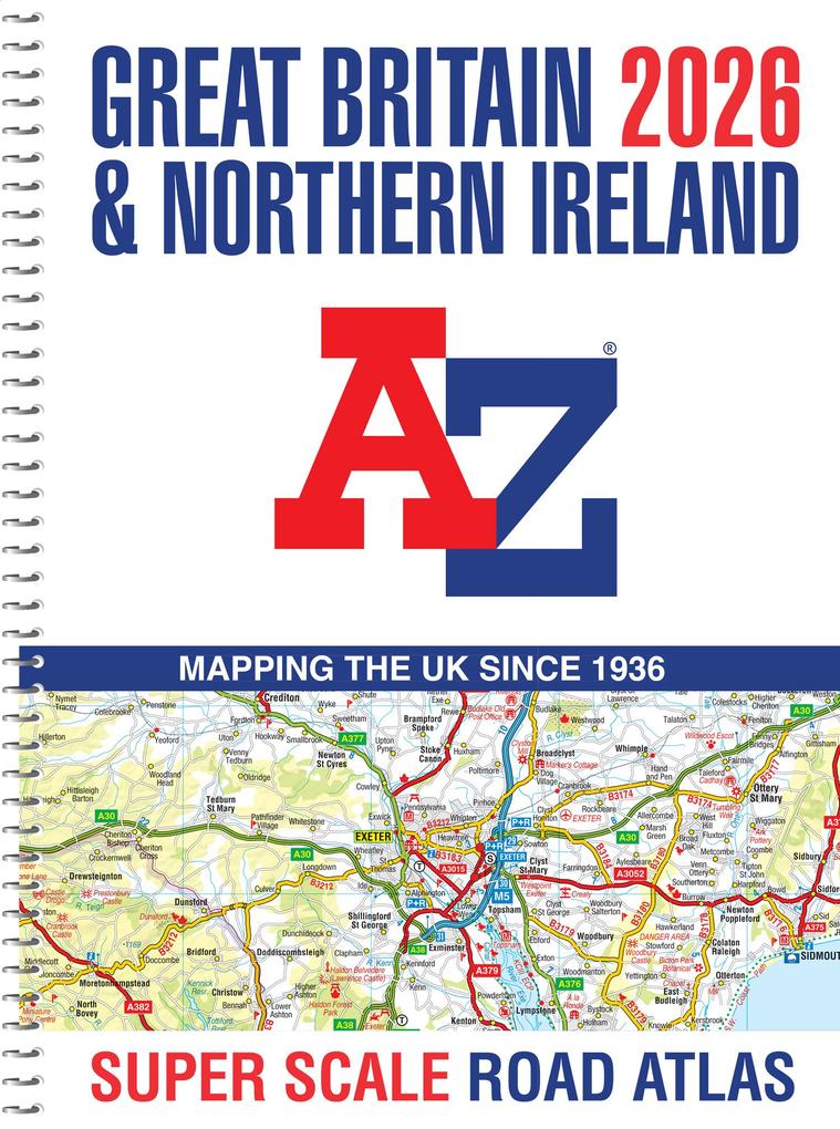 Geographers' A-Z Map Co Ltd: Great Britain A-Z Super Scale Road Atlas ...