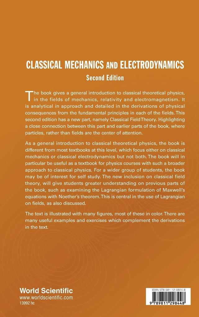 Jon Magne Leinaas: Classical Mechanics and Electrodynamics (Second ...
