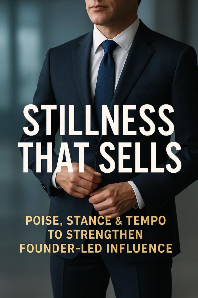Micah Ellison: Stillness That Sells: Poise, Stance & Tempo to ...