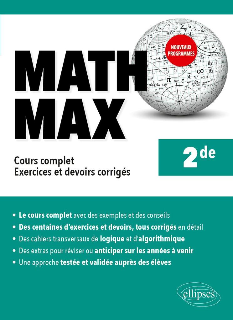 Sébastien Krief-Détraz: Math Max - Seconde - Cours complet, exercices ...